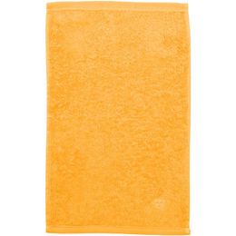 Ross Gaestehandtuecher &raquo;Vita 4004&laquo; Bestickung Ross-Emblem gelb Frottier, Obermaterial: 100% Baumwolle B/L: 30cmx50cm, 6 Stk., Frottier