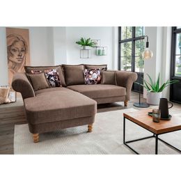 Home Affaire Ecksofa &raquo;Tassilo Mega Polsterecke mit Kaltschaum im Sitz, bequem, L-Form&laquo; hoher Sitzkomfort, Breite 262cm, Komfortsitzh&ouml;he 48cm, zeitlos 