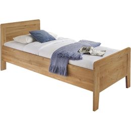 Wiemann Holzbett &raquo;Bern&laquo; 4-fach Liegeh&ouml;henverstellung beige Liegefl&auml;che L&auml;nge B: 200cm x 120cm, H&ouml;he Bett: 88cm H&ouml;he Fu&szlig;teil: 65cm, ohne Matratze