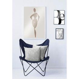Apelt Dekokissen &raquo;5701&laquo; grau Polyester B/L: 48cm x 48cm, 1 Stk.