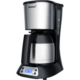 Steba Filterkaffeemaschine &raquo;KM F3 THERMO&laquo; 1 l Kaffeekanne Permanentfilter 1x4 schwarz 1 l, 8 Filterkaffeemaschine