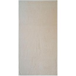 Dyckhoff Badet&uuml;cher &raquo;Kristall&laquo; mit Bord&uuml;ren beige Frottier, Obermaterial: 100% Baumwolle B/L: 70cmx140cm, 1 Stk., Frottier