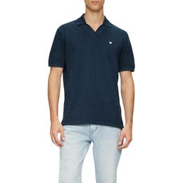 s.Oliver Herren s.Oliver Poloshirt mit Logo Stickerei blau S