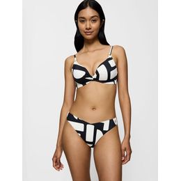 Triumph Bikini-Hose "Summer Allure" in Schwarz/ Wei&szlig; - 62% | Gr&ouml;&szlig;e 38 | Damen-bademode