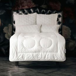 Dunlopillo Baumwollbettdecke &raquo;Fusion, Bettdecken f&uuml;r Sommer und Winter&laquo; leicht F&uuml;llung Polyester 1 Stk. tlg. Bettdecke 135x200 cm, 155x220 cm, Dunlofill Helix-
