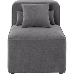 Home Affaire Sofa-Mittelelement &raquo;Sundstrup&laquo; Modulserie, individuelle Zusammenstellung grau 100% Polyester Struktur weich