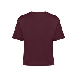 Zero Damen Kurzarmshirt "Damen mit Schnalle", lila, Gr. 42, Jersey, Obermaterial: 70% Modal, 30% Polyester, Shirts, Brosche