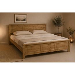 OTTO home Massivholzbett &raquo;ERIKK', Made in Europe, optional mit Schublade, Massivholz Kiefer&laquo; FSC zertifiziert, in mehreren Gr&ouml;&szlig;en, Landhausstil mit 