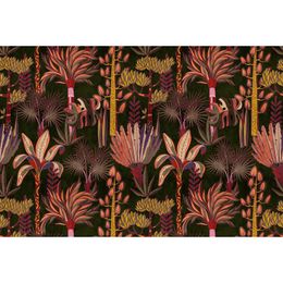 Livingwalls living walls Fototapete &raquo;Walls by Patel Lagos&laquo; glatt Vlies, Wand orange Vlies B/L: 4m x 2,7m