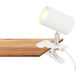 Briloner Leuchten Schreibtischlampe &raquo;KLEM Tischlampe&laquo; wei&szlig; Einheitsgr&ouml;&szlig;e