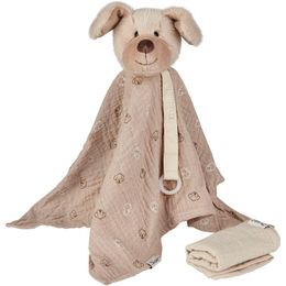 Sterntaler Schmusetuch &raquo;Tr&auml;umli-Set Hund Lucky&laquo; Set beige Einheitsgr&ouml;&szlig;e Schmusetuch