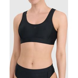 4F Bikini-Oberteil in Schwarz - 13% | Gr&ouml;&szlig;e L | Damen-bademode