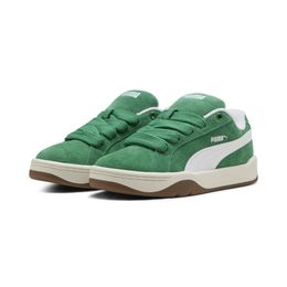 Puma Jungen Sneaker "Park Lifestyle Sneakers Jugendliche", Gr. 38,5, gr&uuml;n, Obermaterial: Textil, Kuhleder, Synthetik. Futter: Textil. Innensohle: