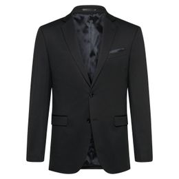 Thomas Goodwin Herren Anzugsakko "Sakko"schwarz, Gr. 30, unifarben, 60% Polyester, 35% Viskose, 5% Elasthan, Sakkos, im Slim-Fit, 7852-14-2835