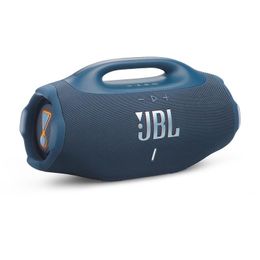 JBL Bluetooth-Lautsprecher &raquo;Boombox 4&laquo; (Bluetooth Bass- und Lautst&auml;rkeregelung 65 W) Akku austauschbar f&uuml;r noch l&auml;ngeren Musikgenuss blau Zwei Bass-