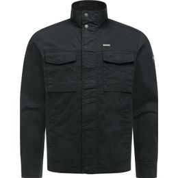Ragwear Herren Anorak "Murpho Vintage", schwarz, Gr. XL, Cord, Obermaterial: 100% Baumwolle. Futter: 100% Polyester, Jacken, Geradlinige