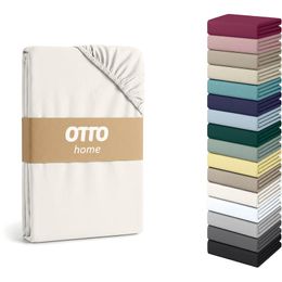 OTTO home Spannbettlaken &raquo;Physalis Topper COMFORT&laquo; bis 10 cm H&ouml;he, Bettlaken, Laken, in Comfort & Premium Qualit&auml;t beige Jersey, Obermaterial: 100% 