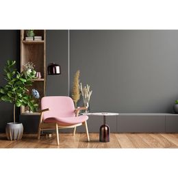 Kayoom Beistelltisch &raquo;Harry 125, luxuri&ouml;se Tischplatte aus 100% Marmor&laquo; 1 Stk. tlg. Tischplatte aus Marmor, stabiles Gestell aus Eisen braun Tischplatte:100%