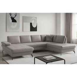 Sit & More sit&more Wohnlandschaft &raquo;Morris Jubi, Breite 300 cm&laquo; mit Armteilfunktion, optional mit Schlaffunktion B/H/T: 300cm x 83cm x 202cm, NaturLEDER , 