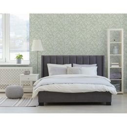 A.S. Cr&eacute;ation Vliestapete &raquo;Attractive 3 Palmenbl&auml;tter&laquo; botanisch nat&uuml;rlich aufgesch&auml;umt leichter Glanz, fein strukturiert gr&uuml;n Vlies B/L: 0,53m x 10,05m, Rollen: 1