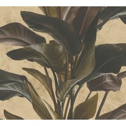 Livingwalls living walls Vliestapete &raquo;Metropolitan Stories, Antonio Barcelona&laquo; botanisch floral tropisch leicht strukturiert Tapete Blumen Tapeten Wohnzimmer 