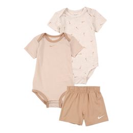 Nike Sportswear Set 'SWOOSHFETTI' Jungen Gr&ouml;&szlig;e 74/80 camel / sand