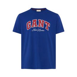Gant Herren T-Shirt "GRAPHIC", blau, Gr. XXL, Jersey, Obermaterial: 100% Baumwolle, Shirts