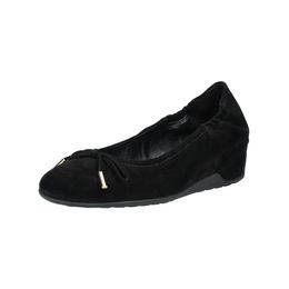 H&ouml;gl H&Ouml;GL Damen Keilpumps "H&ouml;gl Pumps Veloursleder", Gr. 39, schwarz, Veloursleder, Schuhe