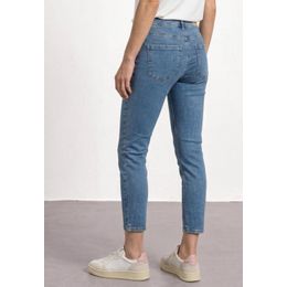 Street One Damen Slim-fit-Jeans, blau, Gr. 24, unifarben, Jeans, 83% Baumwolle, 15% Polyester, 2% Elasthan, Jeans, aus Baumwolle mit Stretchanteil