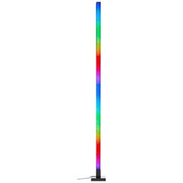 BRELIGHT LED Stehlampe &raquo;Neele LED Stehleuchte&laquo; 1 Stk. RGB 150 cm, digitales RGB, Musiksensor, zerlegt mit Aufbauanleitung schwarz H: 150cm, 1 Stk.
