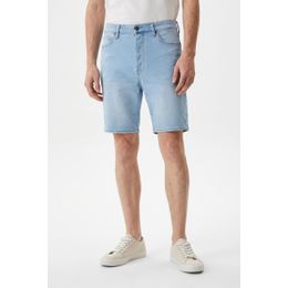 Only & Sons ONLY & SONS Herren Shorts "ONSFADE STRETCH SHORTS BOX CRO DNM OTL", blau, Gr. M, unifarben, Web, Obermaterial: 99% Baumwolle, 1% Elasthan, Hosen