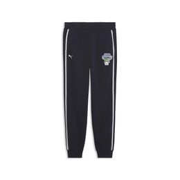 Puma Kinder Sporthose "T7 Super Puma Relaxed Jogginghose Jungen", schwarz, Gr. 128, unifarben, Obermaterial: 32% Polyester, 68% Baumwolle. Unterer