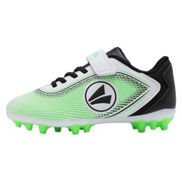 Jako M&auml;dchen Fu&szlig;ballschuh "J-SFG COURSE EV", Gr. 34wei&szlig;, neongr&uuml;n, Synthetik, Textil, Schuhe, f&uuml;r Rasenpl&auml;tze, f&uuml;r Kinder