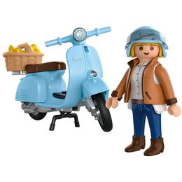 Playmobil Konstruktions-Spielset &raquo;80 Jahre Vespa: Iconic Style (72284), Vespa&laquo; Made in Europe blau Einheitsgr&ouml;&szlig;e Konstruktions-Spielset