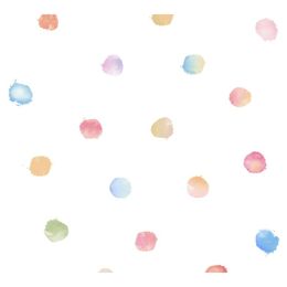 A.S. Cr&eacute;ation Vliestapete &raquo;Little Love&laquo; Motiv abstrakt naturalistisch glatt Kindertapete Tapete Punkten Tapeten Kinderzimmer Flur Design Optik bunt Vlies B/L: 0,53m