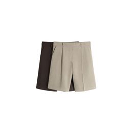 The Set B&uuml;gelfaltenhose Damen Gr&ouml;&szlig;e 44/46 beige / braun