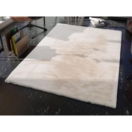OCI DIE TEPPICHMARKE Hochflor-Teppich &raquo;ROCKY SOFT, Fell Haptik&laquo; rechteckig 35 mm H&ouml;he Kunstfell, weich, kuschelig, maschinell gewebt, Kaninchen Haptik