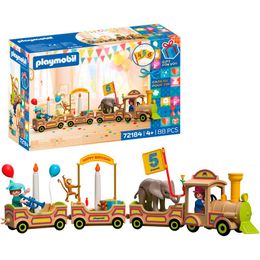 Playmobil Konstruktions-Spielset &raquo;Geburtstagszug (72184)&laquo; Made in Europe bunt Einheitsgr&ouml;&szlig;e Konstruktions-Spielset