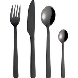 aida RAW Besteck-Set &raquo;RAW&laquo; PVD-beschichtet schwarz Edelstahl 24 Stk.