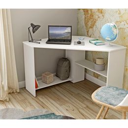 Home Affaire Schreibtisch &raquo;RINO&laquo; Breite 80 cm, Eckschreibtisch im modernen Design wei&szlig; B/H/T: 80cm x 73cm x 80cm