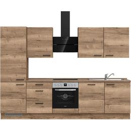 Nobilia K&uuml;chenzeile &raquo;"Structura II", NEU: individuell anpassbar mit gratis Profi-Beratung&laquo; vormontiert, Breite 300 cm, Ausrichtung w&auml;hlbar, wahlw. mit