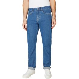 Pepe Jeans Herren Straight-Jeans "CASH", blau, Gr. 32, Denim/Jeans, Obermaterial: 99% Baumwolle, 1% Elasthan, Jeans, Regular Waist