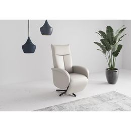 Sit & More sit&more TV-Sessel &raquo;Juma, inkl. Drehfunktion & Kopfteilverstellung&laquo; H&ouml;he Armlehne 64 cm, wahlweise mit Aufstehhilfe, 2 Motoren und Akku beige Leder,