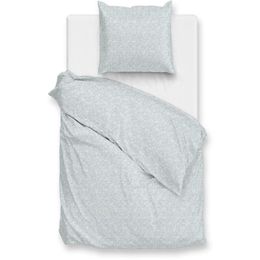 ZO HOME Bettw&auml;sche &raquo;Zohome Bettw&auml;sche Baumwolle Petali-di-Lino&laquo; 2 Bettw&auml;sche aus 100% Baumwolle, hochwertige Renforc&eacute;, ab 135x200 cm. grau Renforc&eacute;, 
