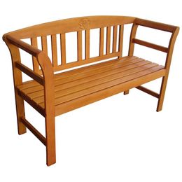 Garden Pleasure Gartenbank &raquo;SAN JOSE&laquo; braun Holz B/H/T: 130cm x 82cm x 45cm