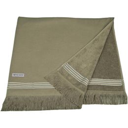 Ross Hamamtuch &raquo;Hamam&laquo; idealer Begleiter f&uuml;r Strand, Sauna oder Wellnessbereich grau Hamam Frottier, Hamam Frottier B/L: 90cmx180cm, 1 Stk., Hamamtuch