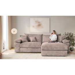 OTTO home Ecksofa &raquo;Soft&Cosy XXL L-Form, B: 303 cm - OTTO. Verl&auml;ssliche Qualit&auml;t.&laquo; Mega-Sofa, Cord oder Chenille-Struktur, mit Federkern & 4 