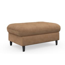 Sit & More sit&more Hocker &raquo;Marano&laquo; mit Stauraum braun 100% Polyester B/H/T: 102cm x 43cm x 67cm, Luxus-Microfaser ALTARA NUBUCK ,mit Stauraum,Fu&szlig;farbe:matt 