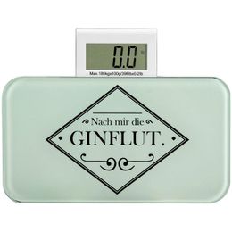 See Mann Garn SEE∙MANN∙GARN Personenwaage &raquo;Digitale Mini-Personenwaage Gin&laquo; transparent Glas Einheitsgr&ouml;&szlig;e