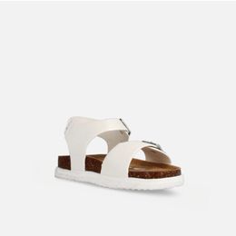 O`Neill O'NEILL M&auml;dchen Sandale "POLLY SANDAL LOW JR", Gr. 33light silber, Synthetik, Schuhe, Sommerschuh, Schlappen mit Schnallenverschluss f&uuml;r Kinder